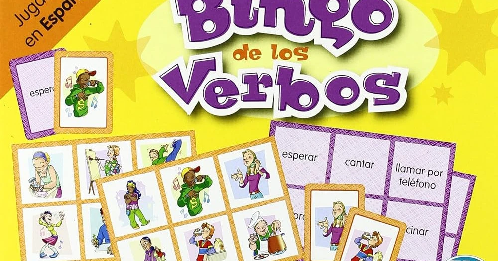 Jugamos en Espanol - Bingo de los verbos (A1)