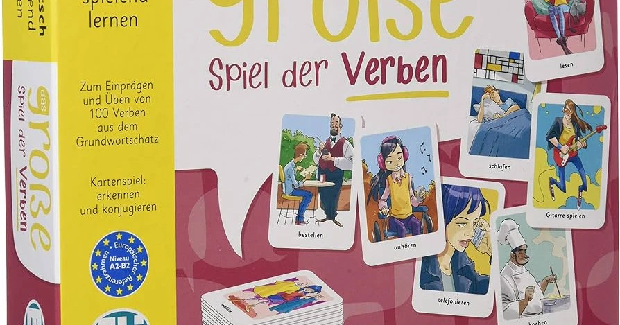 Deutsch spielend lernen - Das große Spiel der Verben (A2-B2)