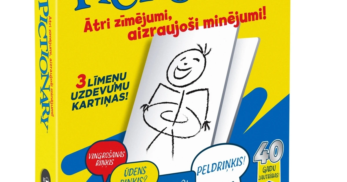 Pictionary Core Refresh - Latvian
