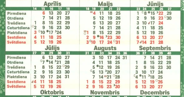 Darba laika kalendārs 2026 A4