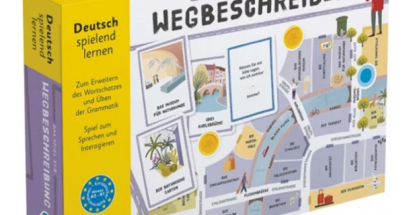 Deutsch spielend lernen - Das Spiel zur Wegbeschreibung (A2-B1)