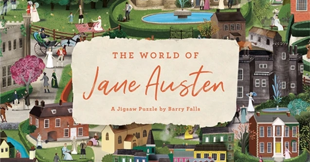 The World of Jane Austen : A Jigsaw Puzzle with 60 Characters and Great ...