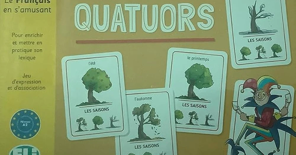 Le Francais en s`amusant - Le jeu des quatuors (A2)